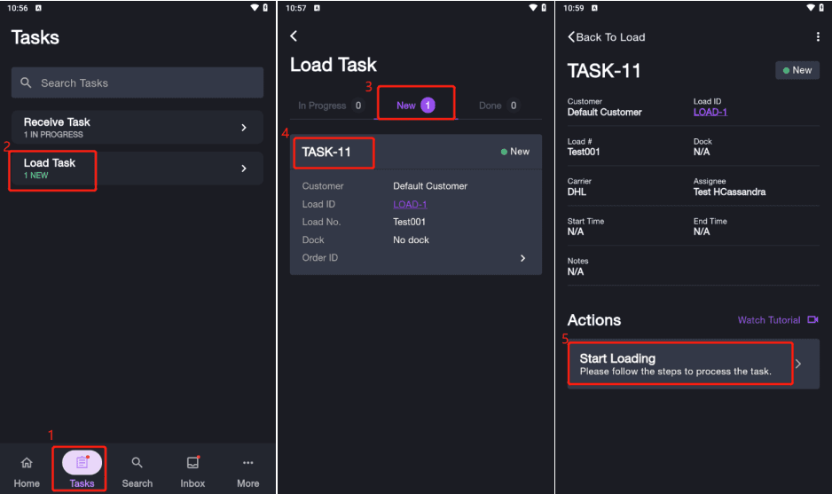 How to Execute a New Load Task – item Help Center